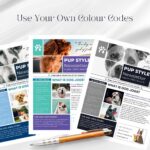 Canva Newsletter Template For Dog Pets - MasterBundles