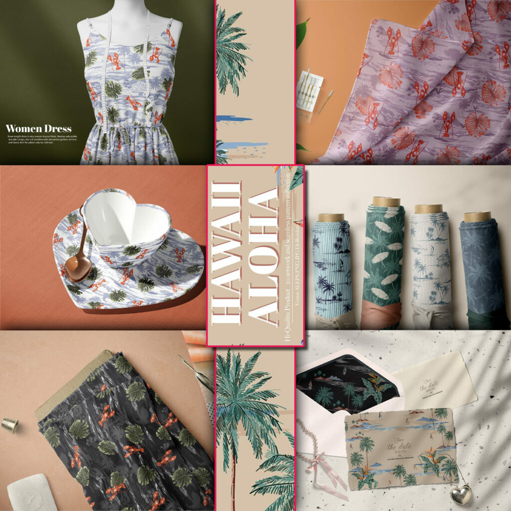 Hawaii Aloha Patterns Collection – MasterBundles