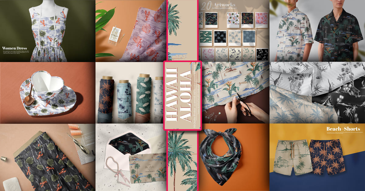 Hawaii Aloha Patterns Collection – MasterBundles