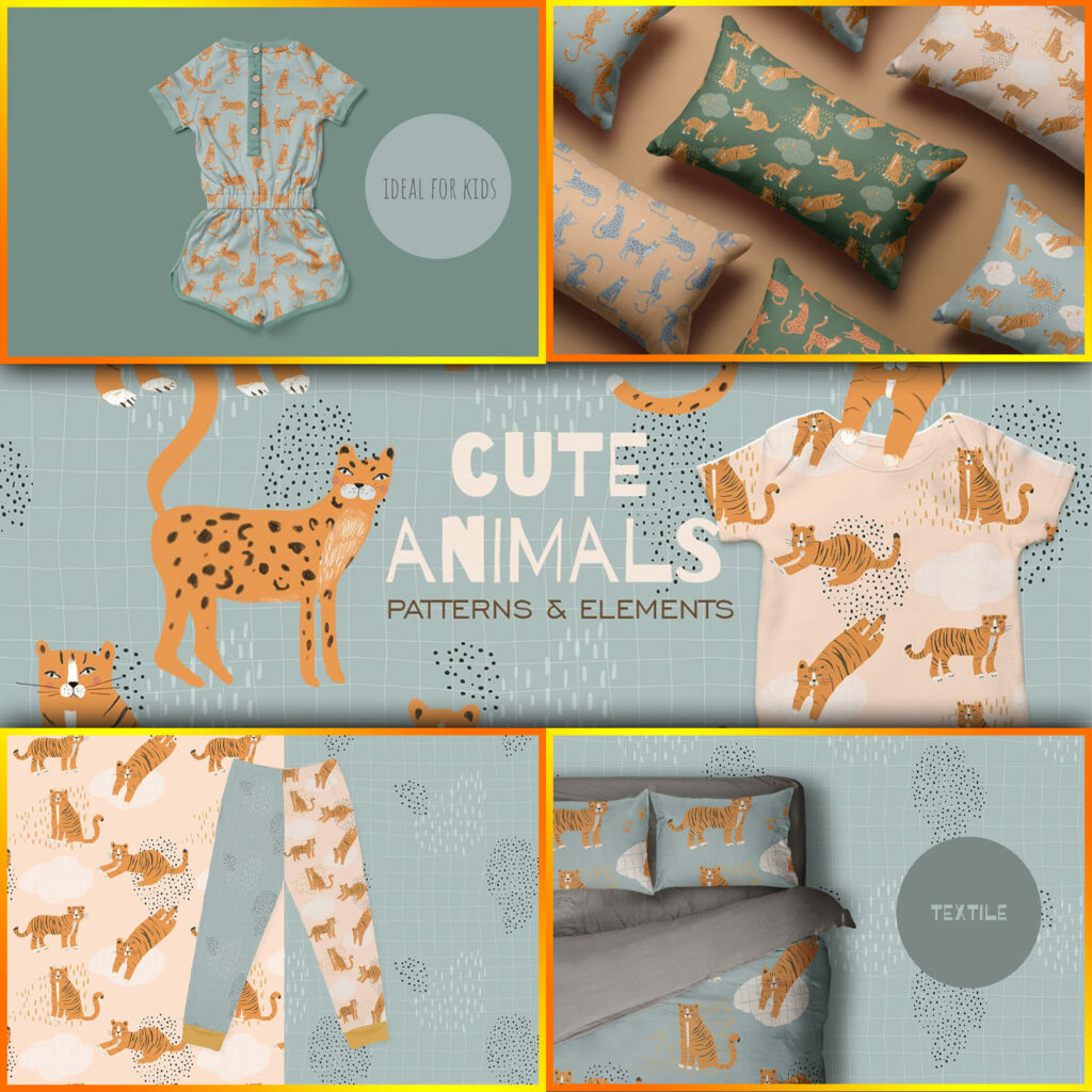 Wild Animals Patterns – MasterBundles
