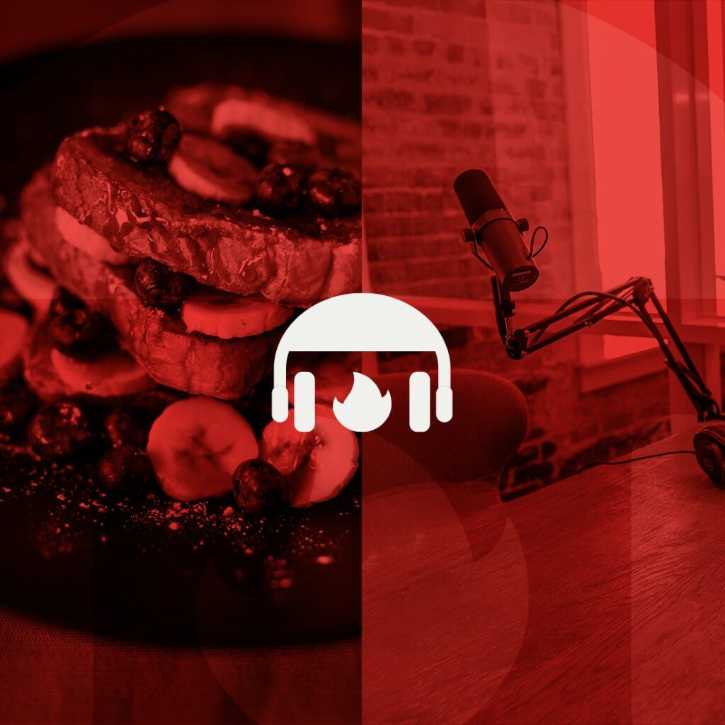 Kitchen Talks Logo Design. Food Podcast logo. - MasterBundles