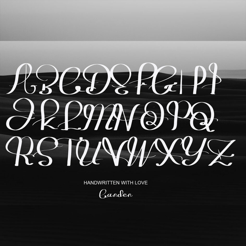 Script Font Kacang Panjang Design - MasterBundles