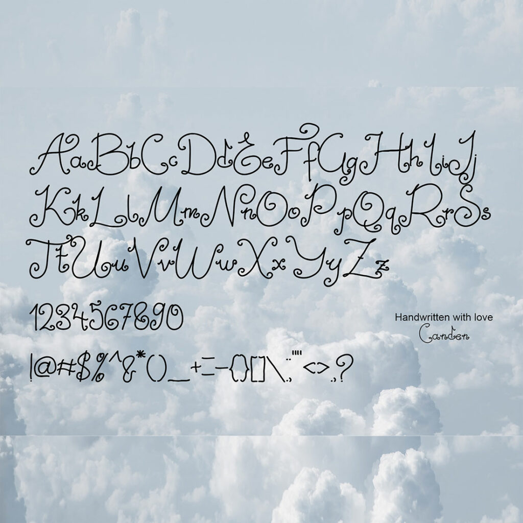 Handwritten Script Font Elizabeth Design - MasterBundles