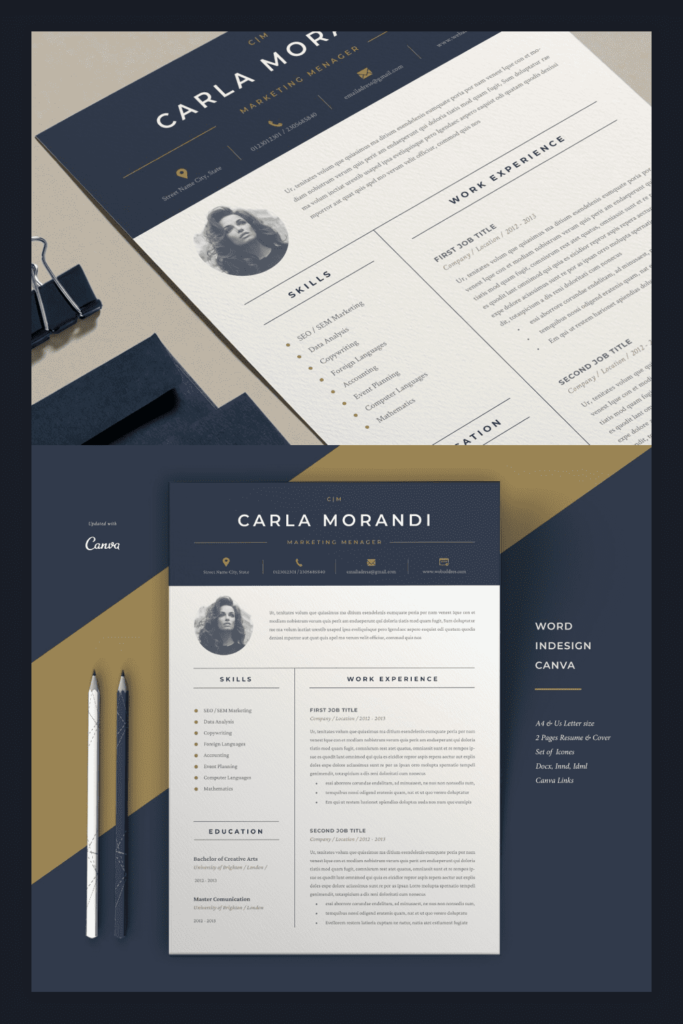 15+ Best Canva Resume Templates for Any Profession
