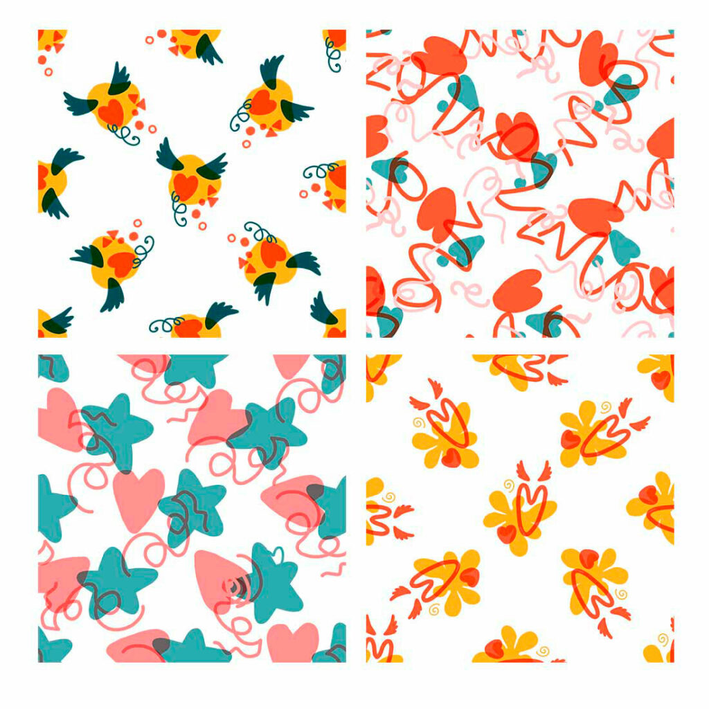 Love Sublimation Patterns Design - MasterBundles