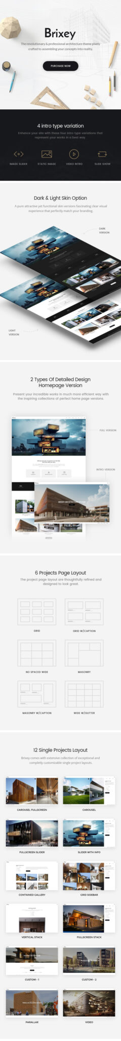 Brixey – Responsive Architecture WordPress Theme – MasterBundles
