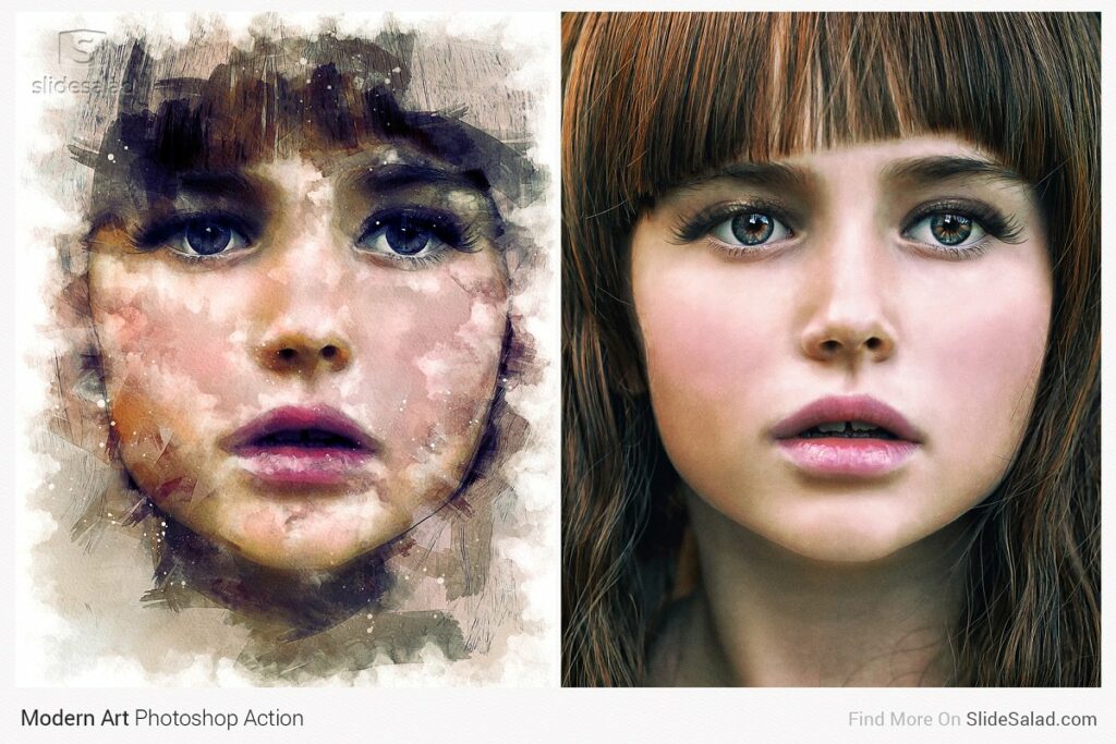 Modern Art Photoshop Action – MasterBundles