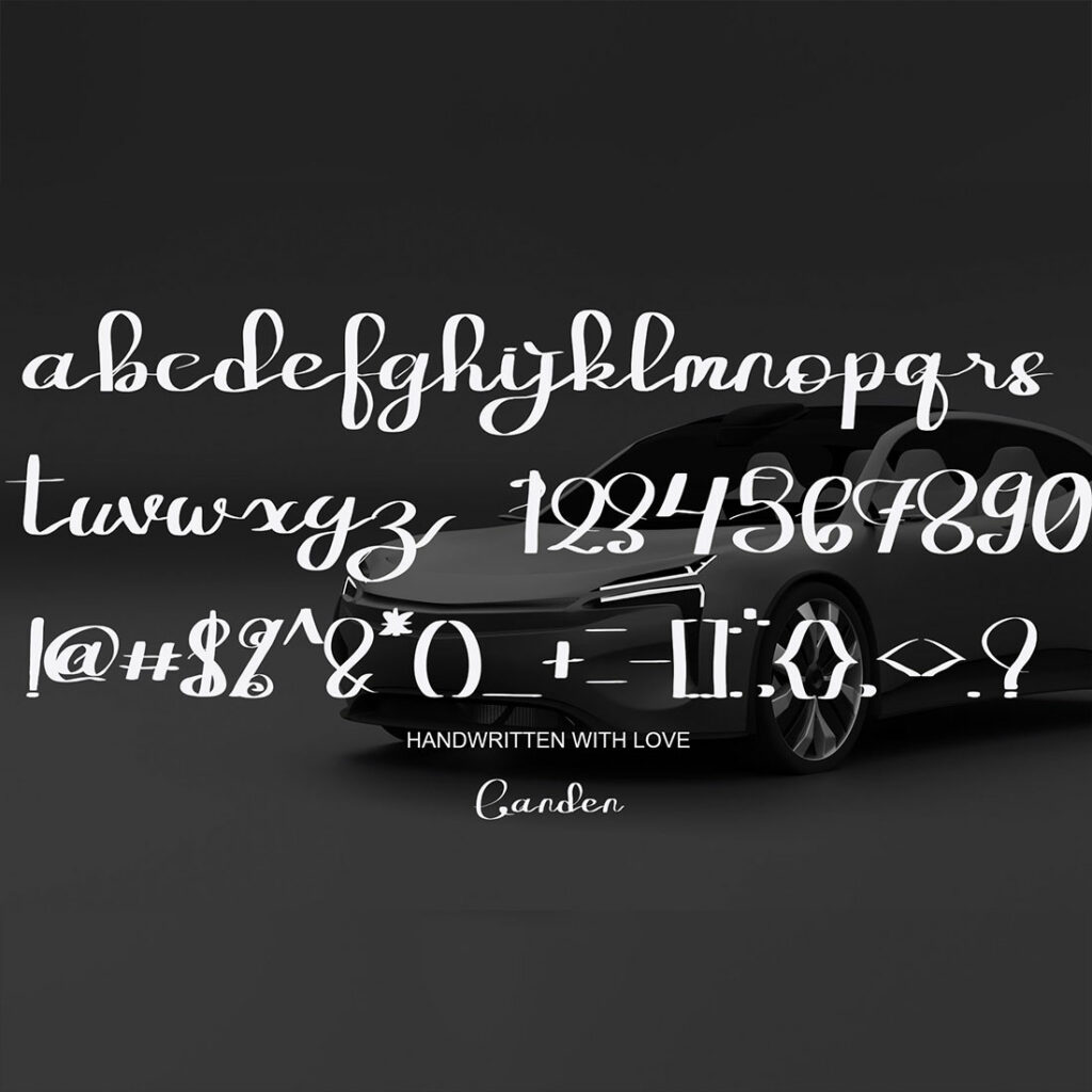 Script Font Kacang Panjang Design - MasterBundles