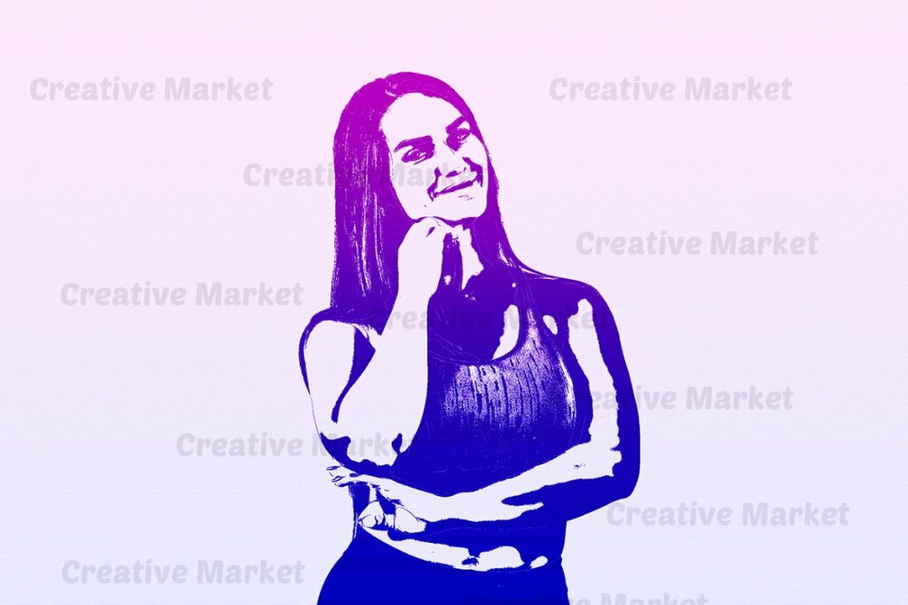 Tracing Portrait Photoshop Action – MasterBundles