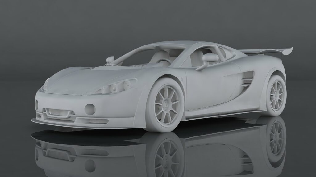 Ascari KZ1R Low-poly 3D Model Ready – MasterBundles