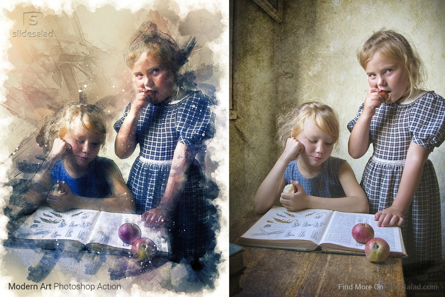 Modern Art Photoshop Action – MasterBundles