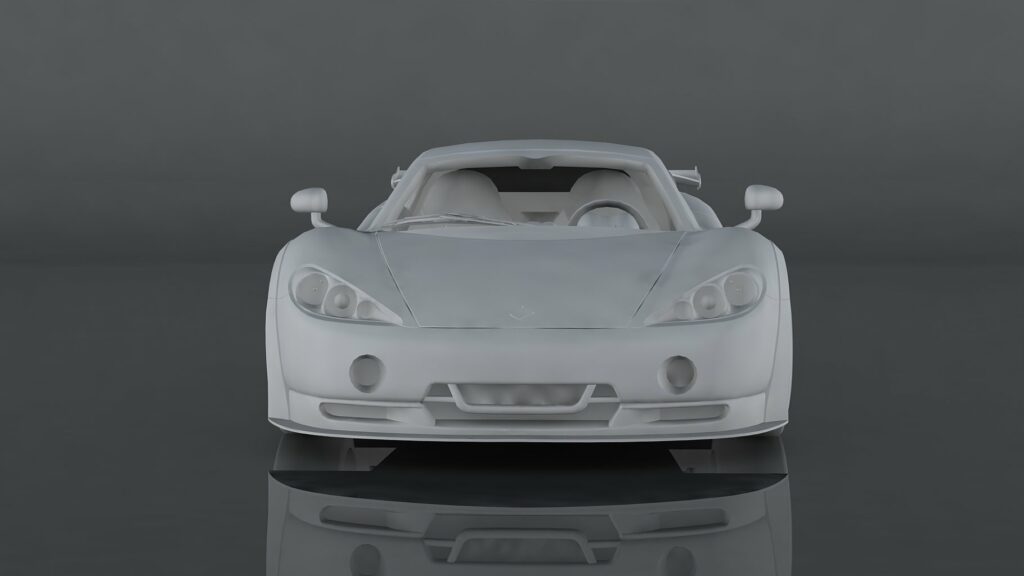 Ascari KZ1R Low-poly 3D Model Ready – MasterBundles