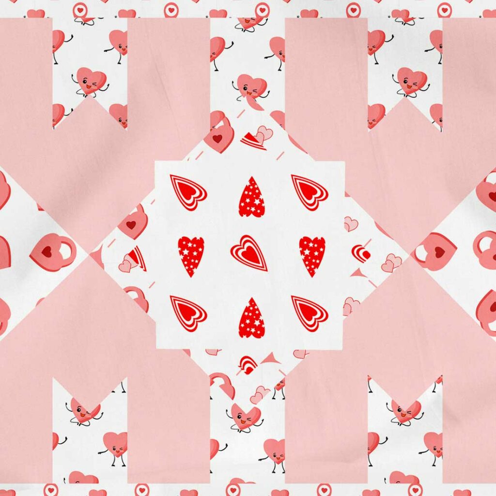 Hearts Sublimation Patterns Design - MasterBundles