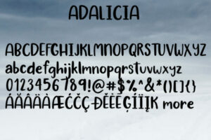 Adalicia Font – MasterBundles