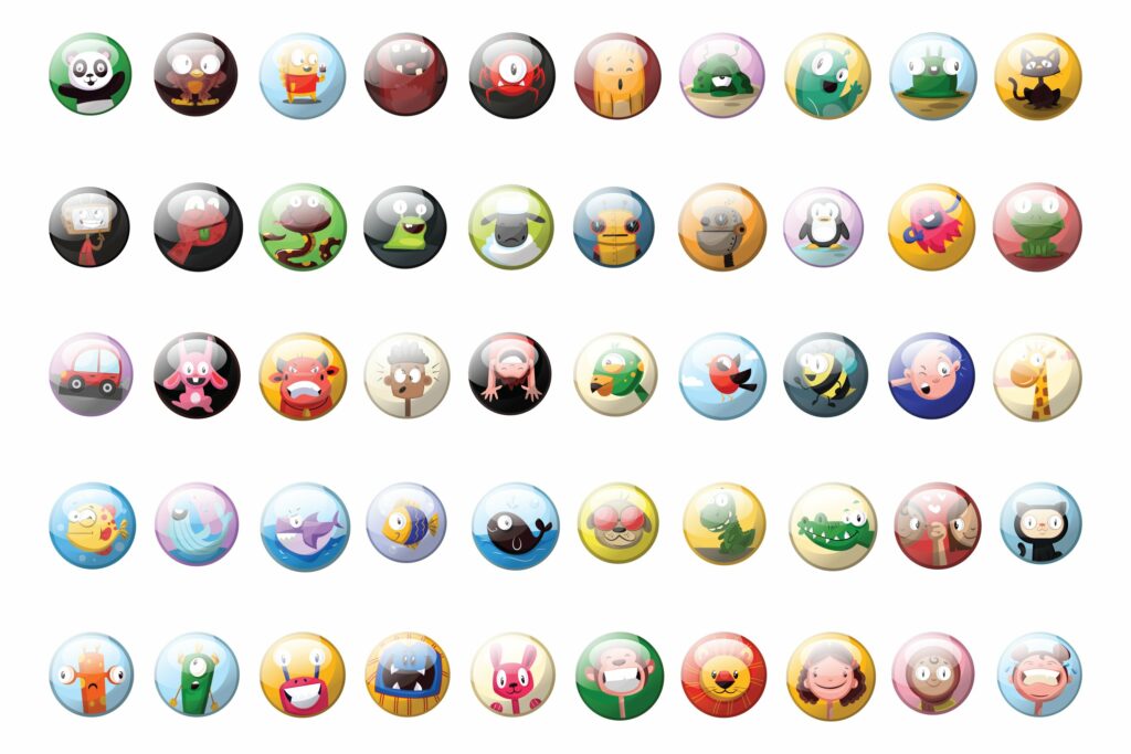 50x Vector Badges, Buttons or Icons Design! – MasterBundles