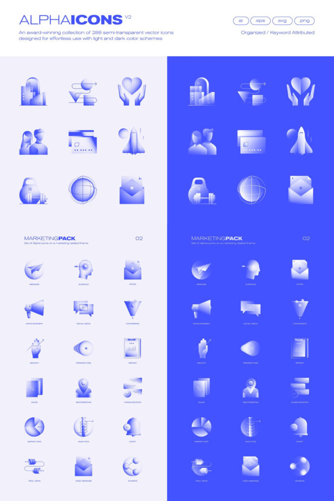 Alpha Icons Collection – MasterBundles