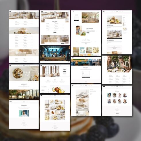 Andé - Elegant Restaurant Theme – MasterBundles