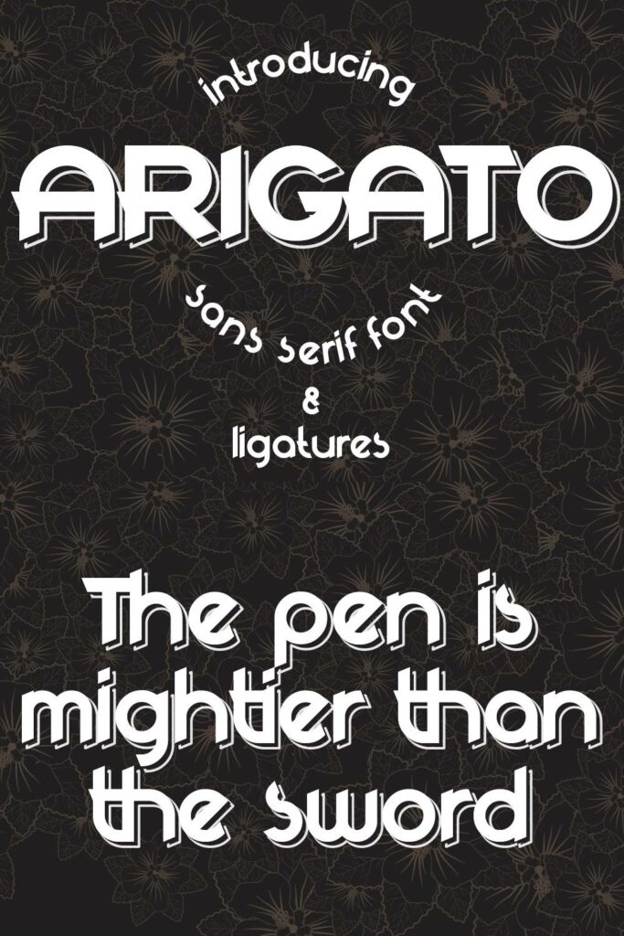 Arigato Font – MasterBundles