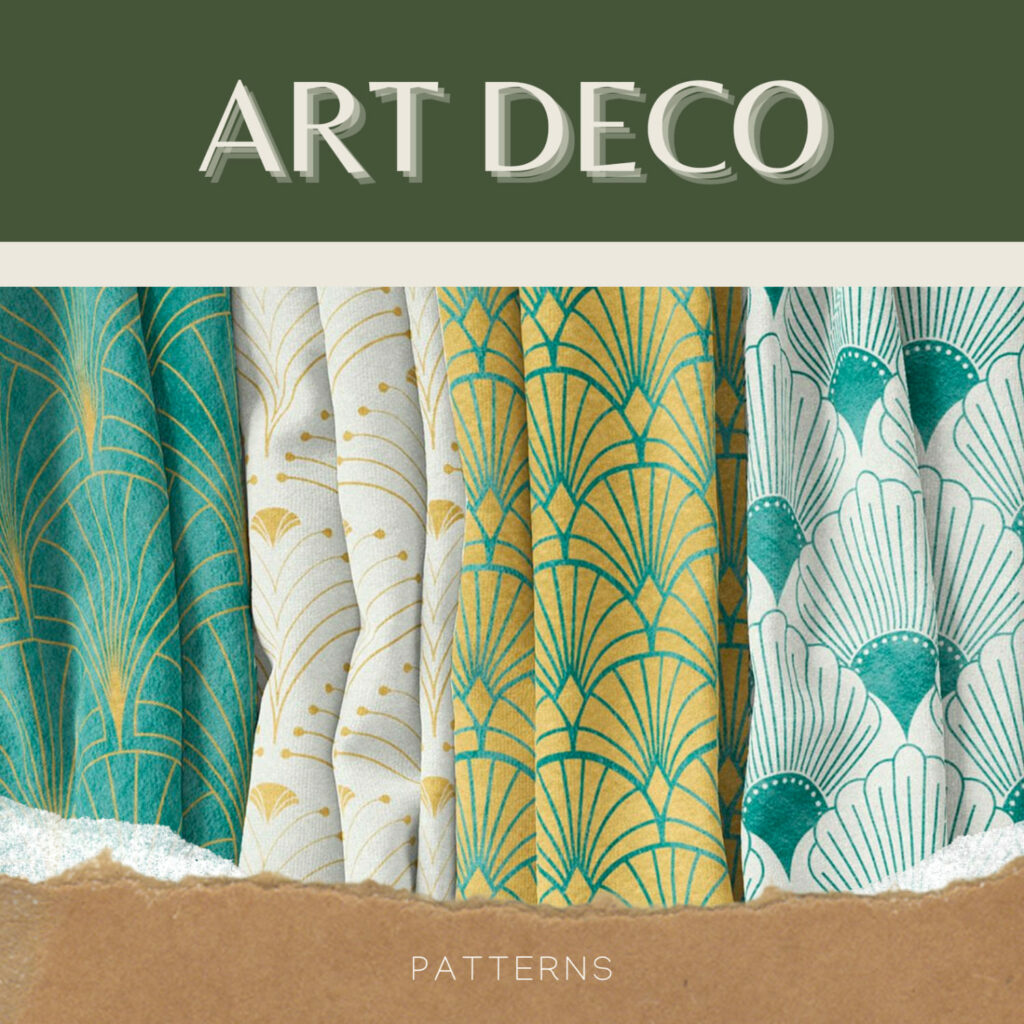 100 Art Deco Patterns – MasterBundles
