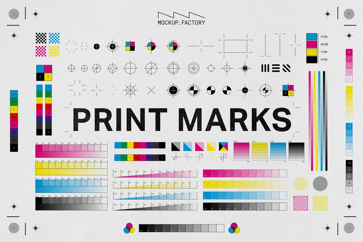 Print Marks | 120+ Vector Assets – MasterBundles