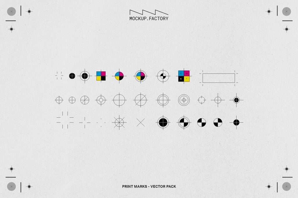 Print Marks | 120+ Vector Assets – MasterBundles