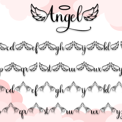 Script Font Angel Design - MasterBundles