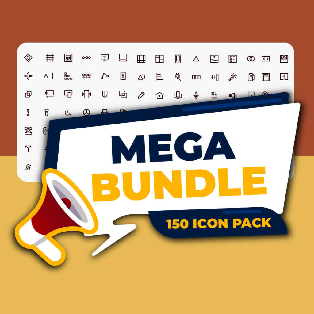 150 Icon Pack Only $9 - MasterBundles