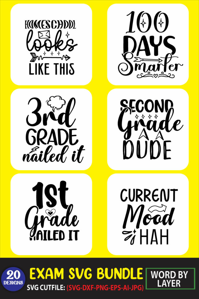 Exam SVG Bundle - MasterBundles