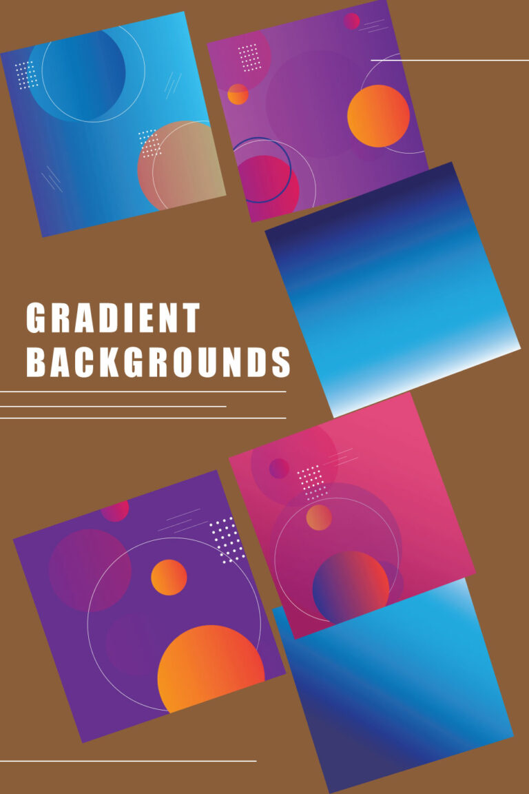 Beautiful Gradient Backgrounds - MasterBundles