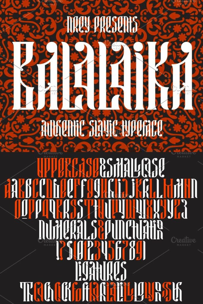Balalaika Display Font – MasterBundles