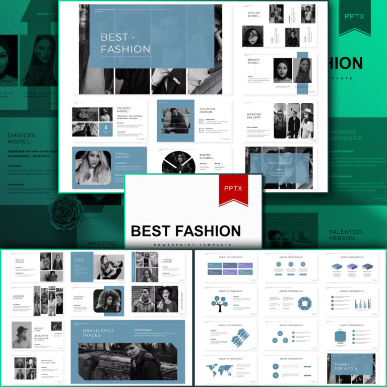 Best Fashion Powerpoint Template – MasterBundles