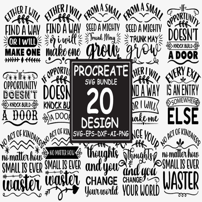 Procreate SVG Bundle - MasterBundles