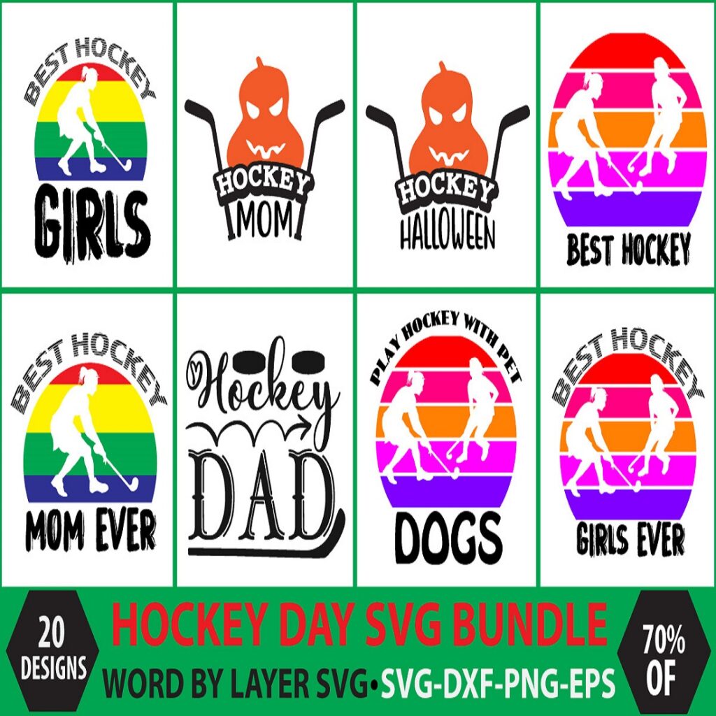 Hockey Day SVG Bundle - MasterBundles