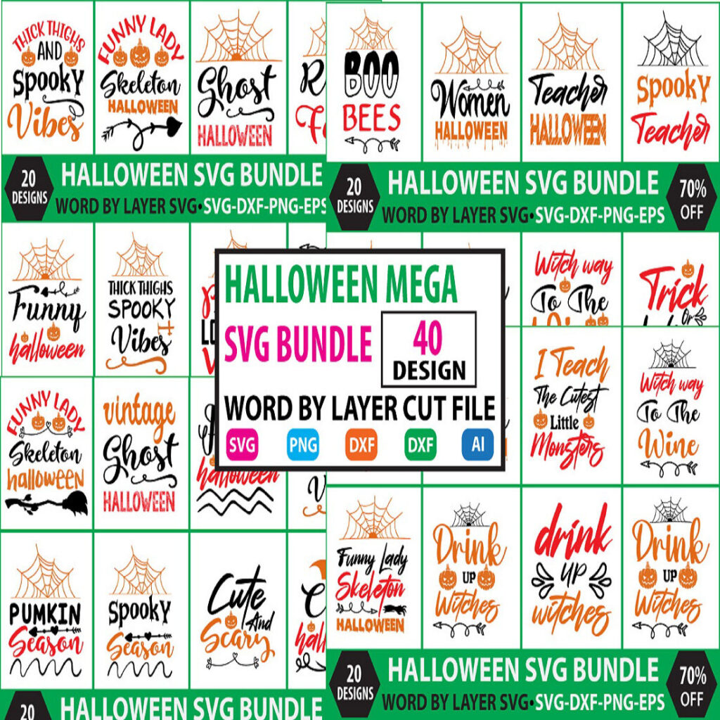 Halloween Mega SVG Bundle - MasterBundles