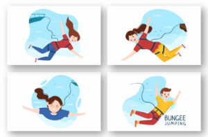 12 Bungee Jumping Illustration - MasterBundles