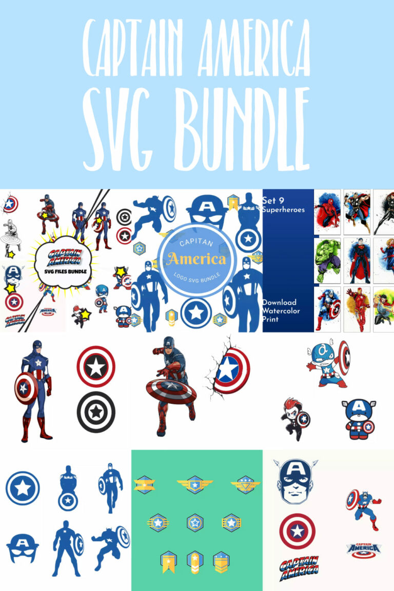Captain America SVG Bundle – MasterBundles
