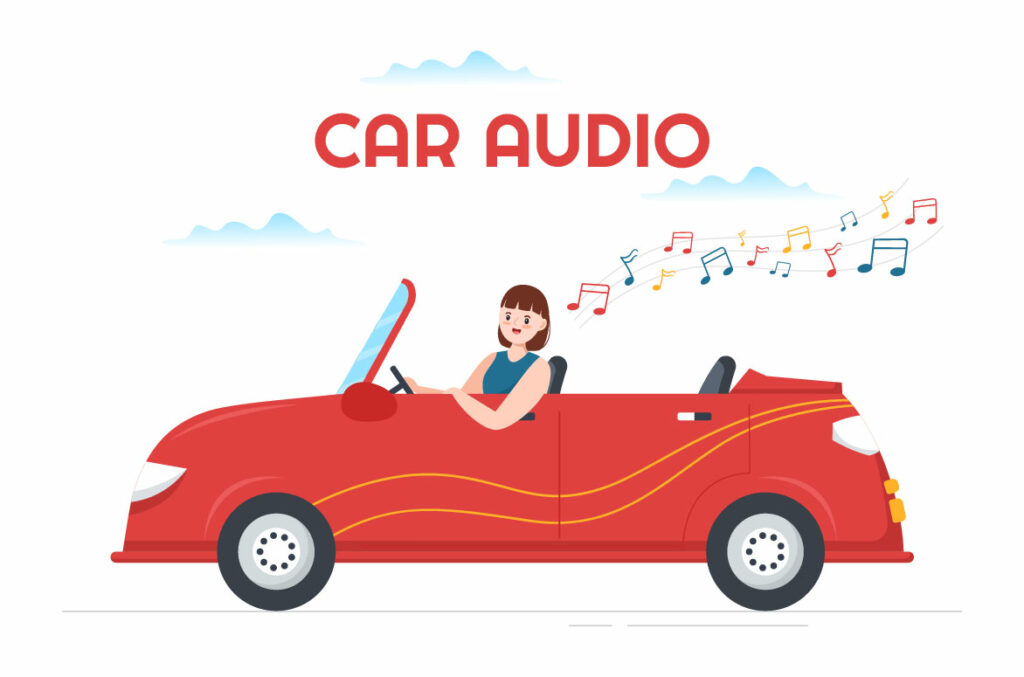 10 Car Audio Illustration - MasterBundles