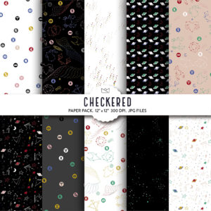 Zodiac digital paper, planets wrapping paper, zodiac patterns, digital ...