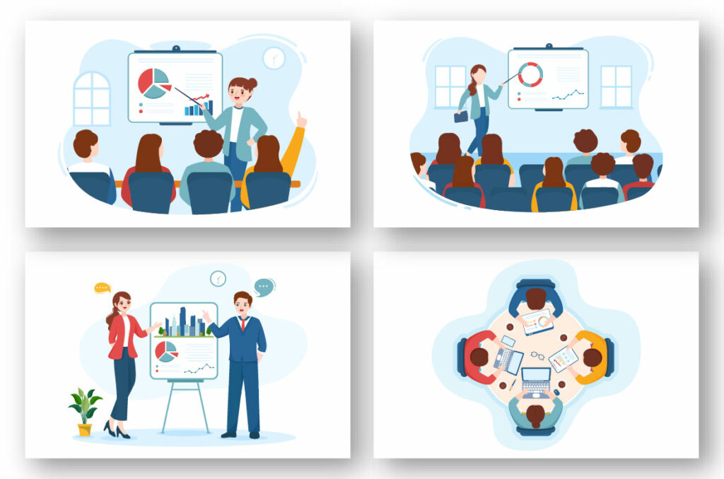 14 City Council Meeting Illustration - MasterBundles