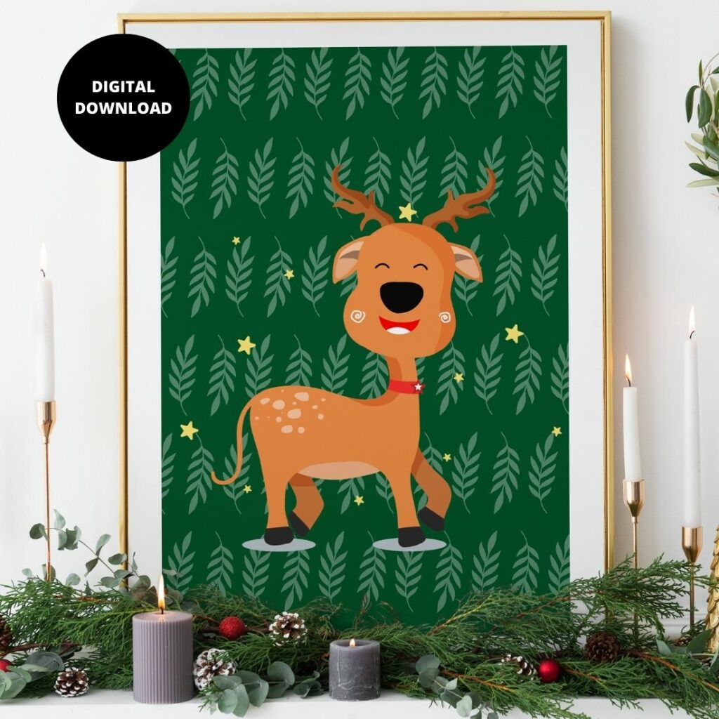 Christmas digital download printable posters - MasterBundles