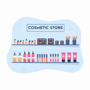 12 Cosmetics Store Illustration - MasterBundles