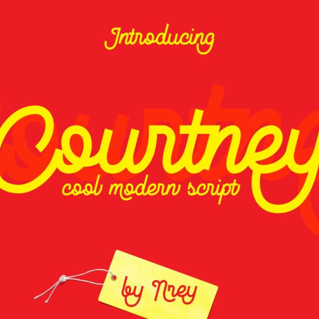 Courtney Modern Script Font – MasterBundles