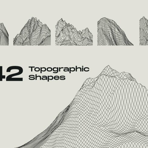 42 Topographic Shapes – MasterBundles
