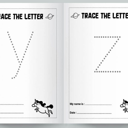 Letters Tracing Single Letter Lower - MasterBundles