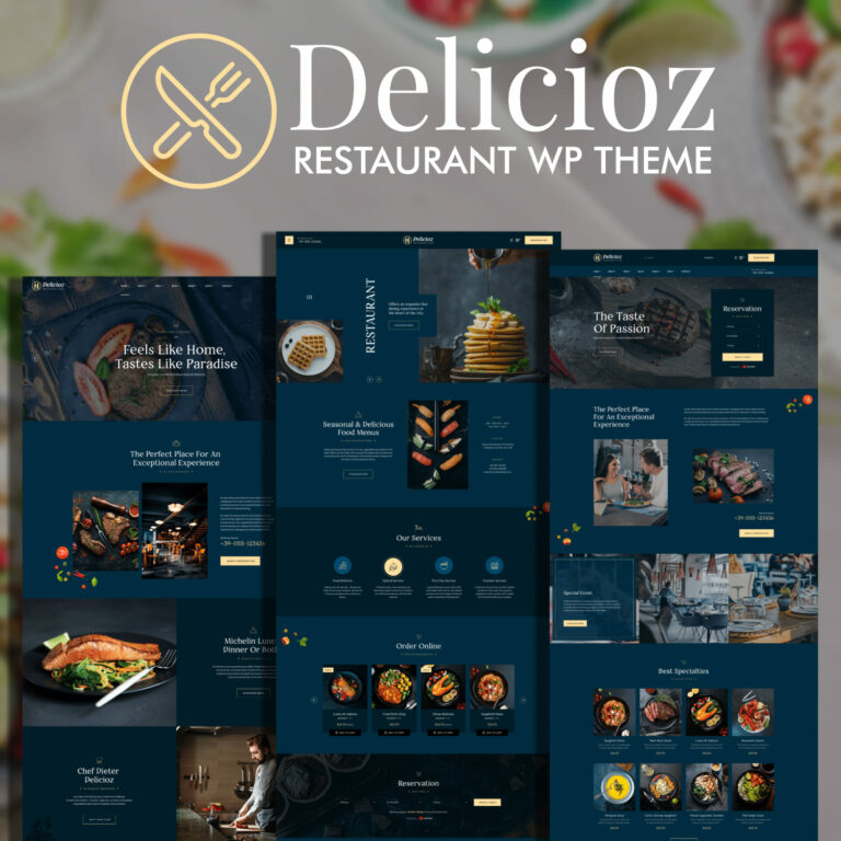 Benoit - Restaurants & Cafes WordPress Theme | MasterBundles