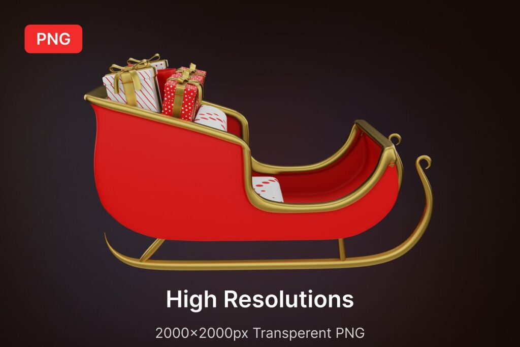 Santa – Christmas 3D Models – MasterBundles