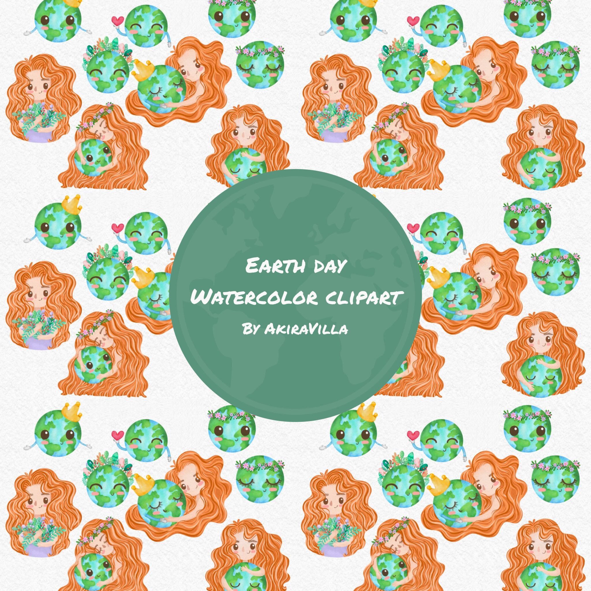 Save the Earth, Earth Day Clipart | MasterBundles