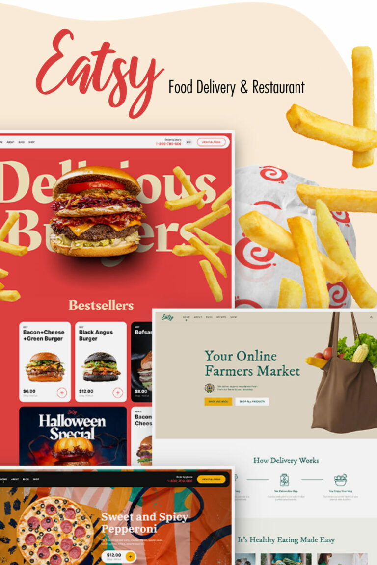 Eatsy - Food Delivery & Restaurant – MasterBundles