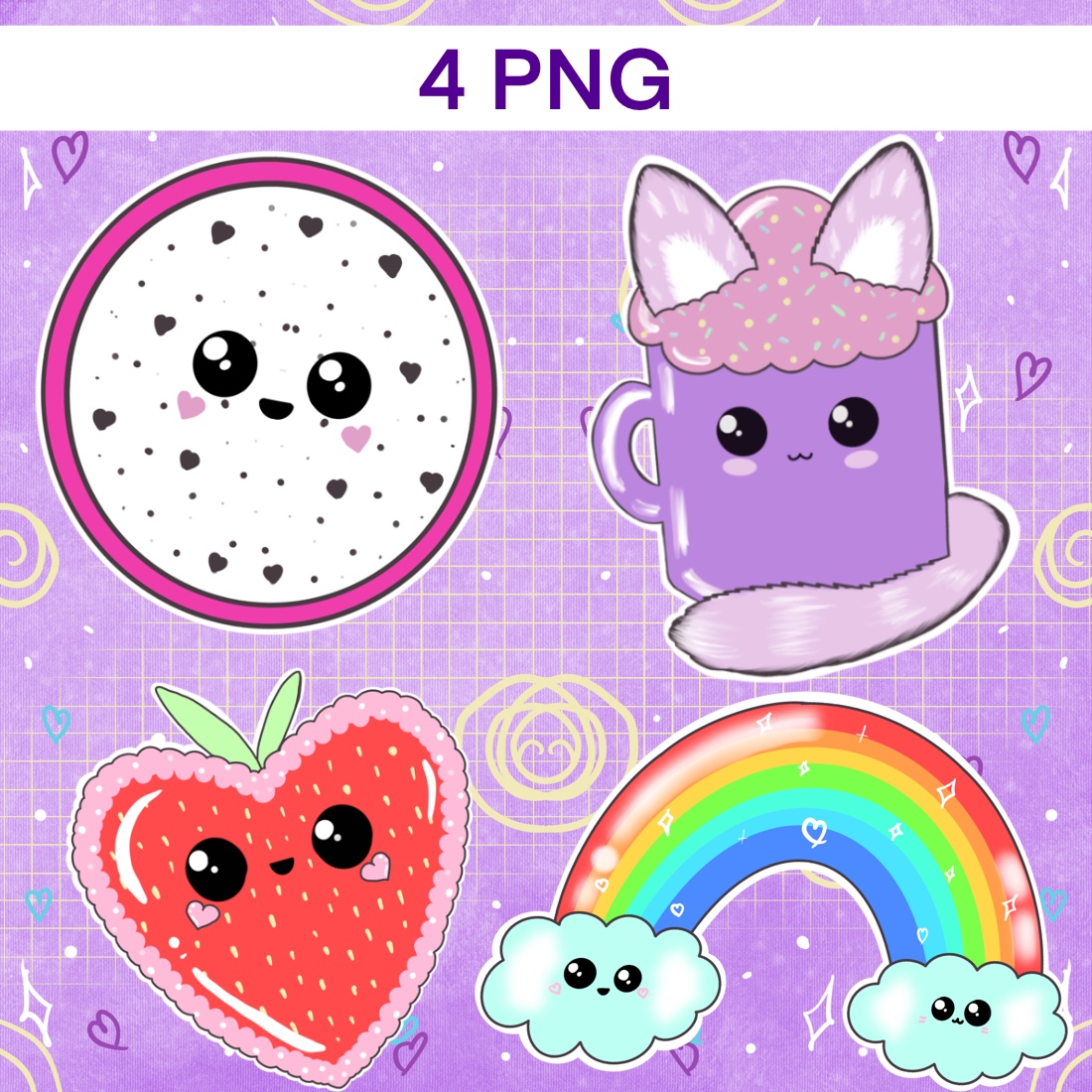 Cute and Kawaii Doodle Design - MasterBundles