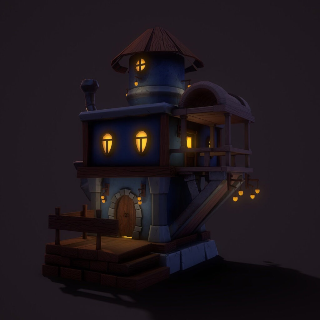 Fantasy Teapot House – MasterBundles